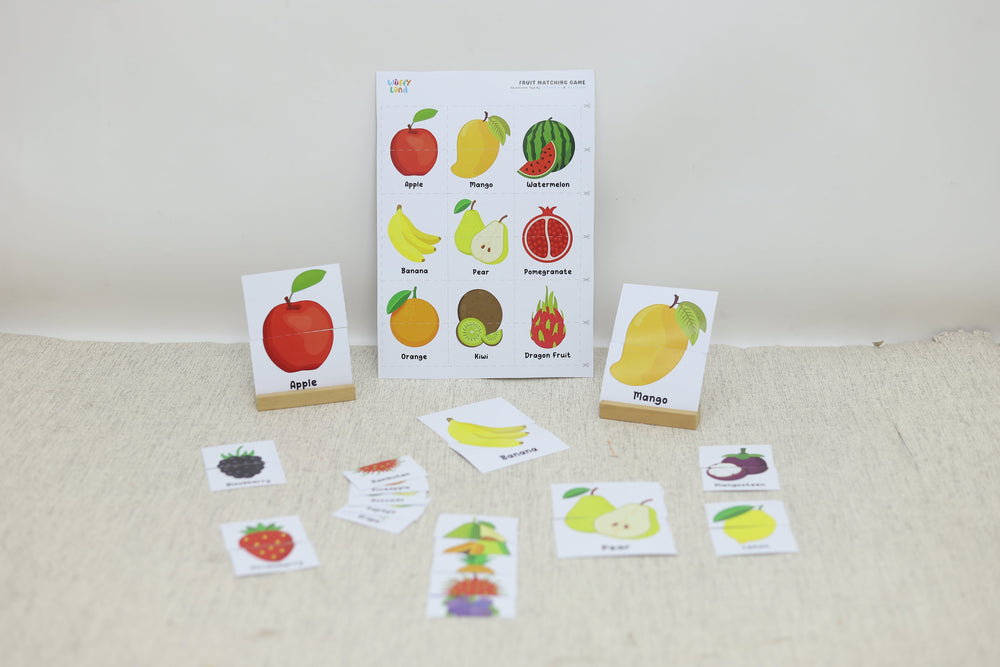 Cut and Paste Fruits – Scissor Skills Activity for Kids – wuffyplayandlearn