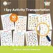 I Spy Activity Transportation – wuffyplayandlearn
