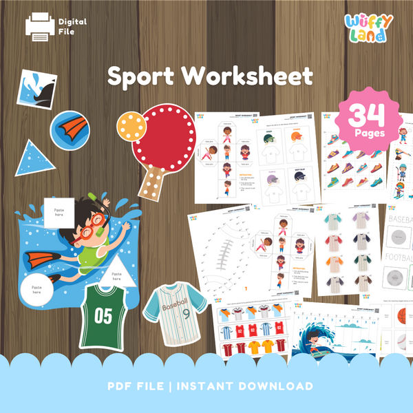 Sports-Themed Worksheets for Kids: Fun & Educational Activities | Prin ...