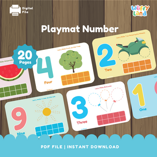 Playmat Number – wuffyplayandlearn