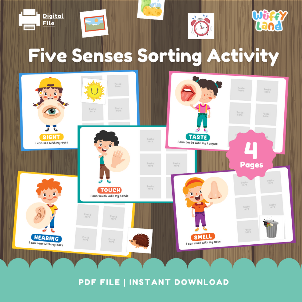 Five Senses Sorting Activity – wuffyplayandlearn