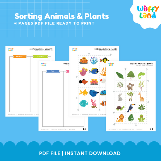 Sorting Animals & Plants – wuffyplayandlearn