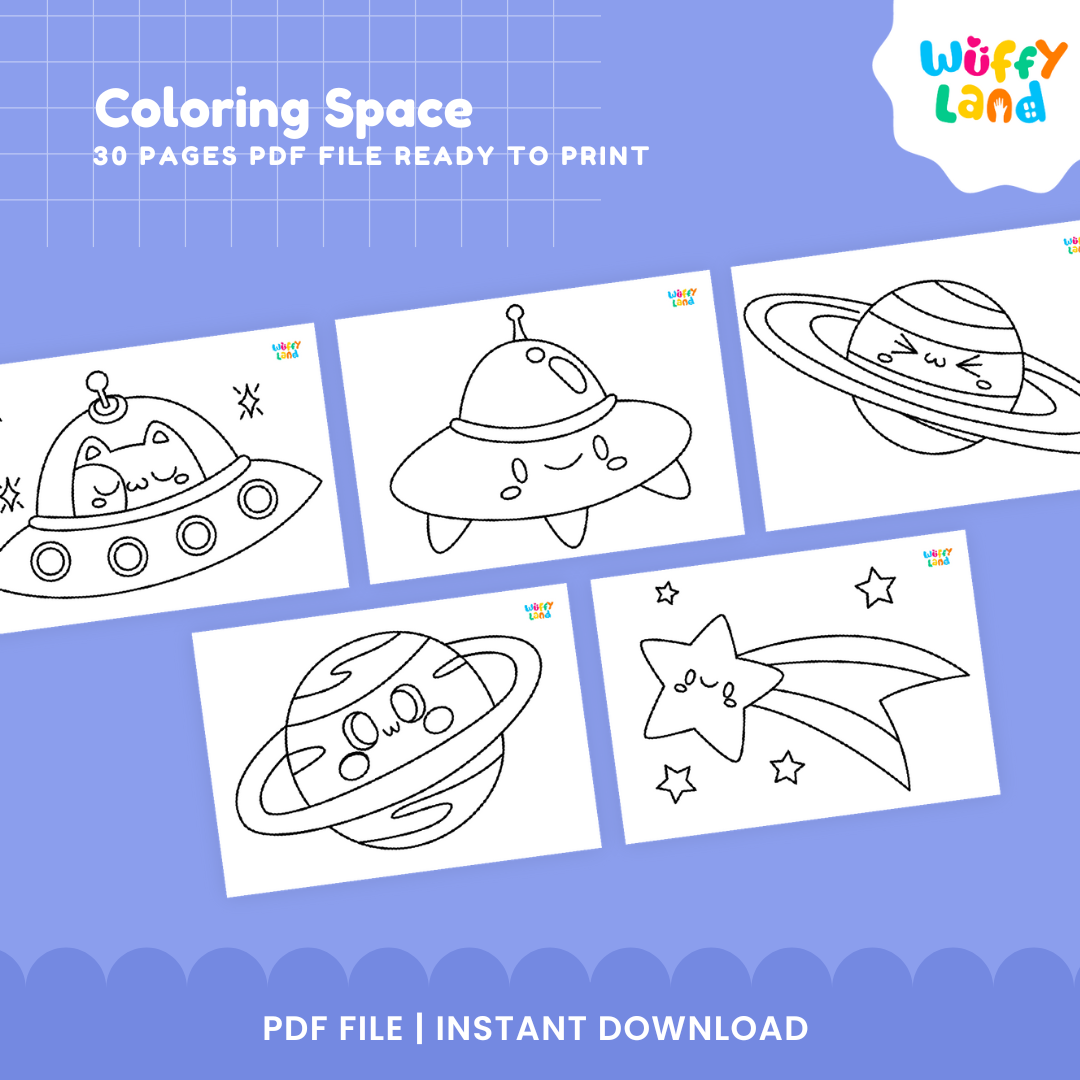 Space Coloring Pages – Fun Outer Space Printable for Kids ...