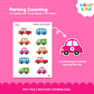 Parking Lot Counting – Number Match Printable Activity – wuffyplayandlearn