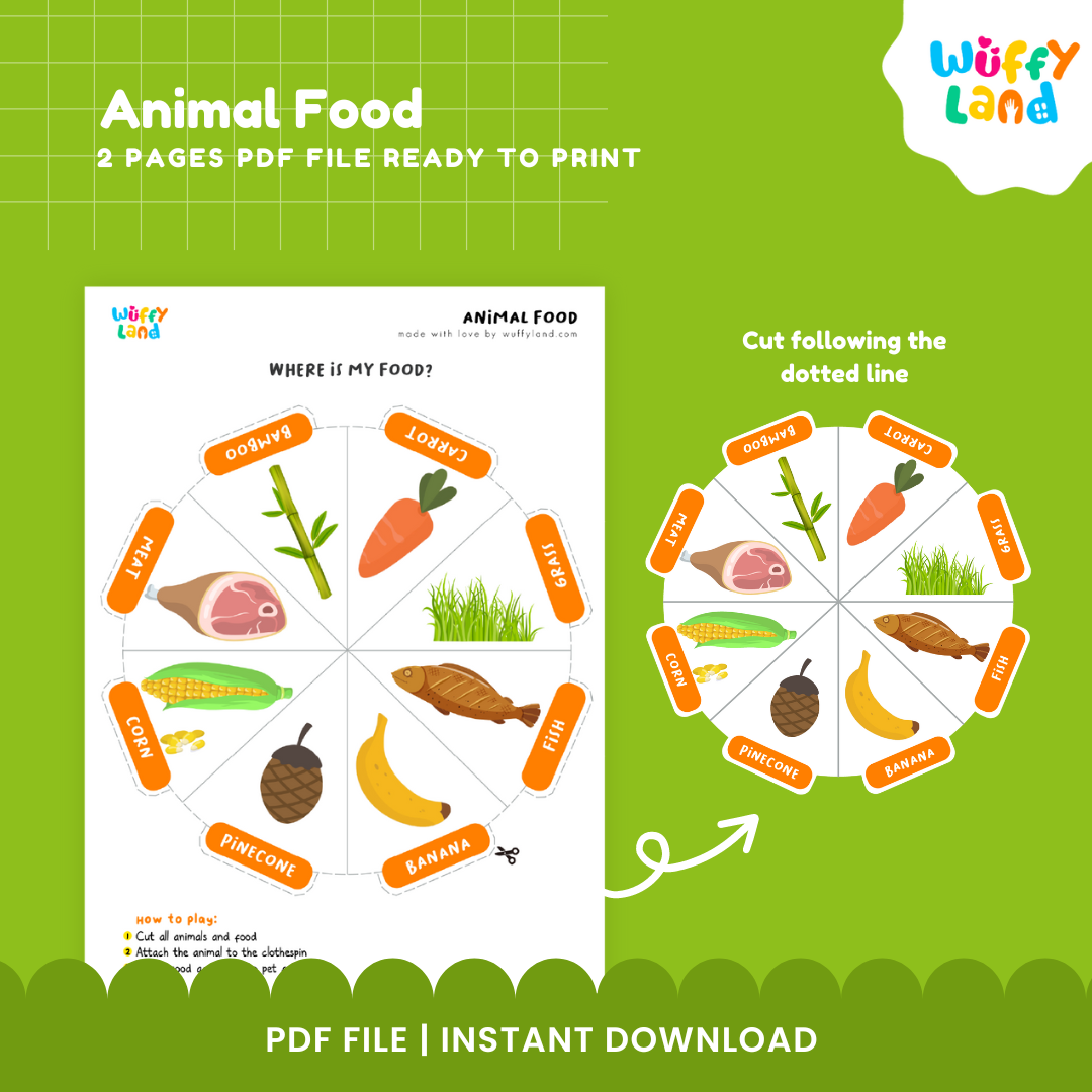 Animal Food – wuffyplayandlearn