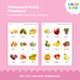 45 Montessori Fruit Flashcard, real image, Toddler & Preschool Educati ...