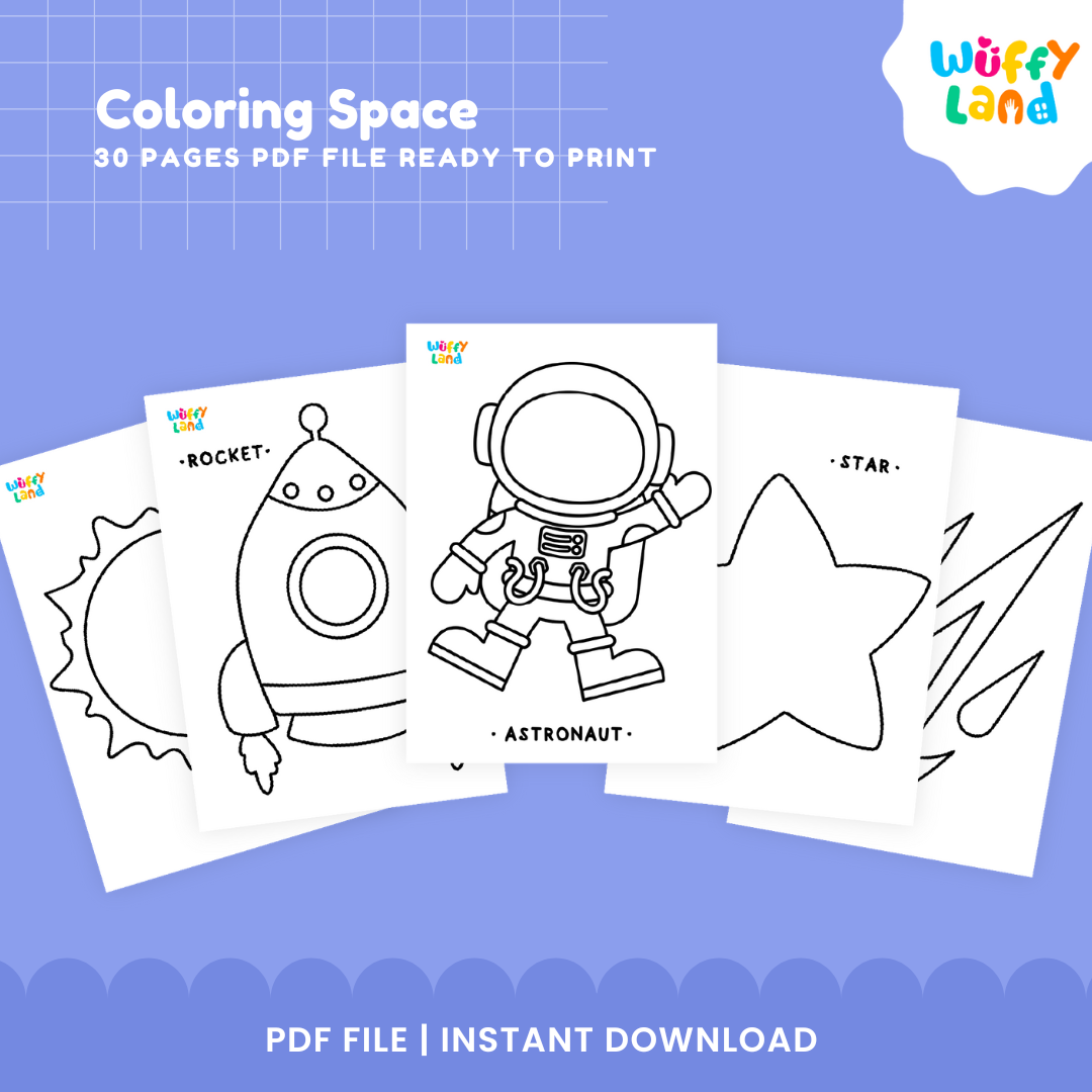 Space Coloring Pages – Fun Outer Space Printable for Kids ...
