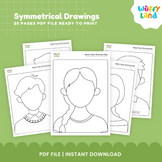 Blank Face Drawing Templates – Creative Expression Worksheets ...