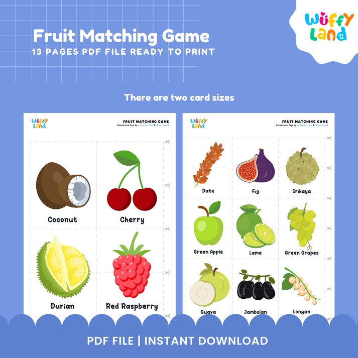 Fruit Matching Game – wuffyplayandlearn