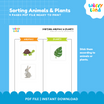 Sorting Animals & Plants – wuffyplayandlearn