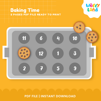 Baking Time Counting Game – Learn Numbers with Cookies – wuffyplayandlearn