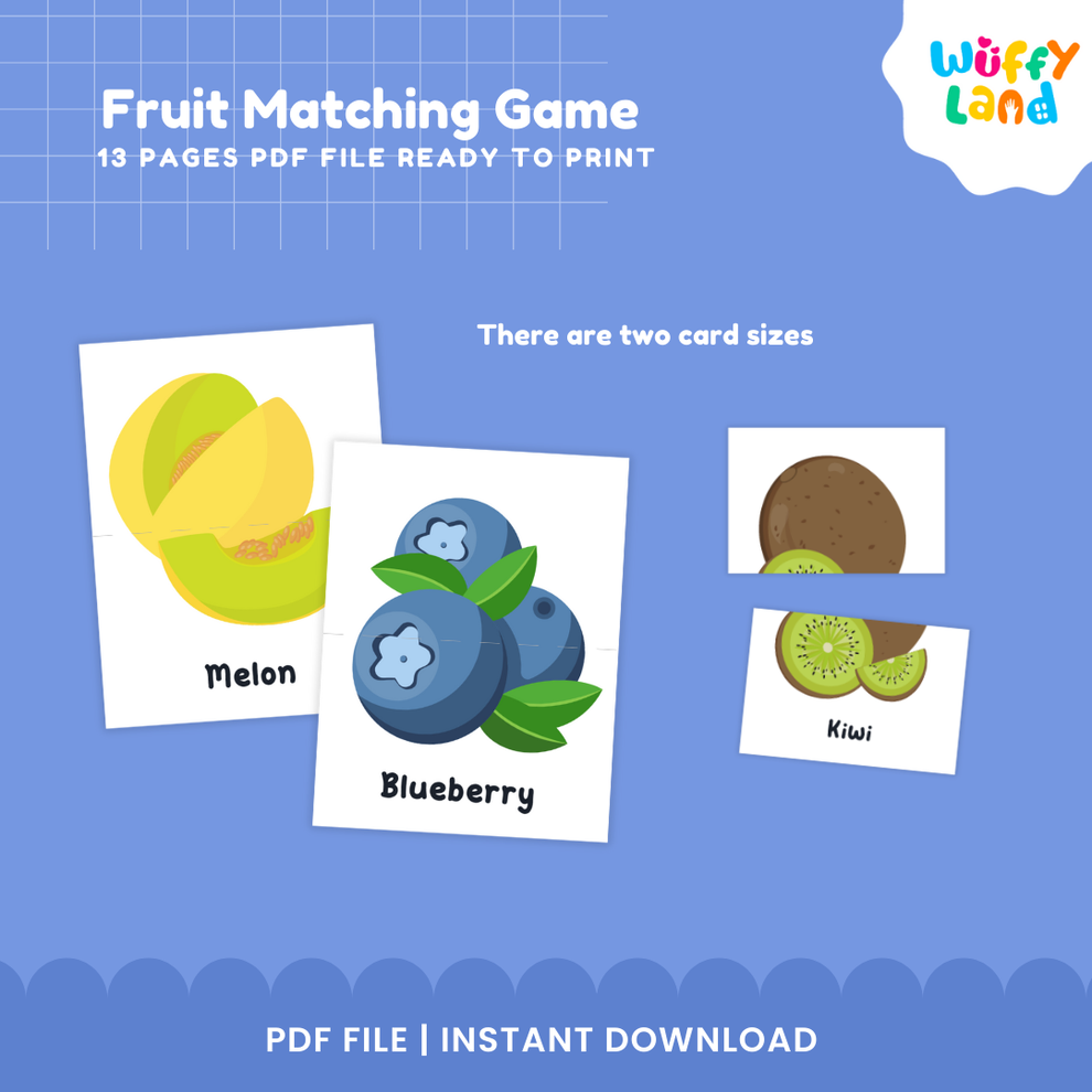 Fruit Matching Game – wuffyplayandlearn