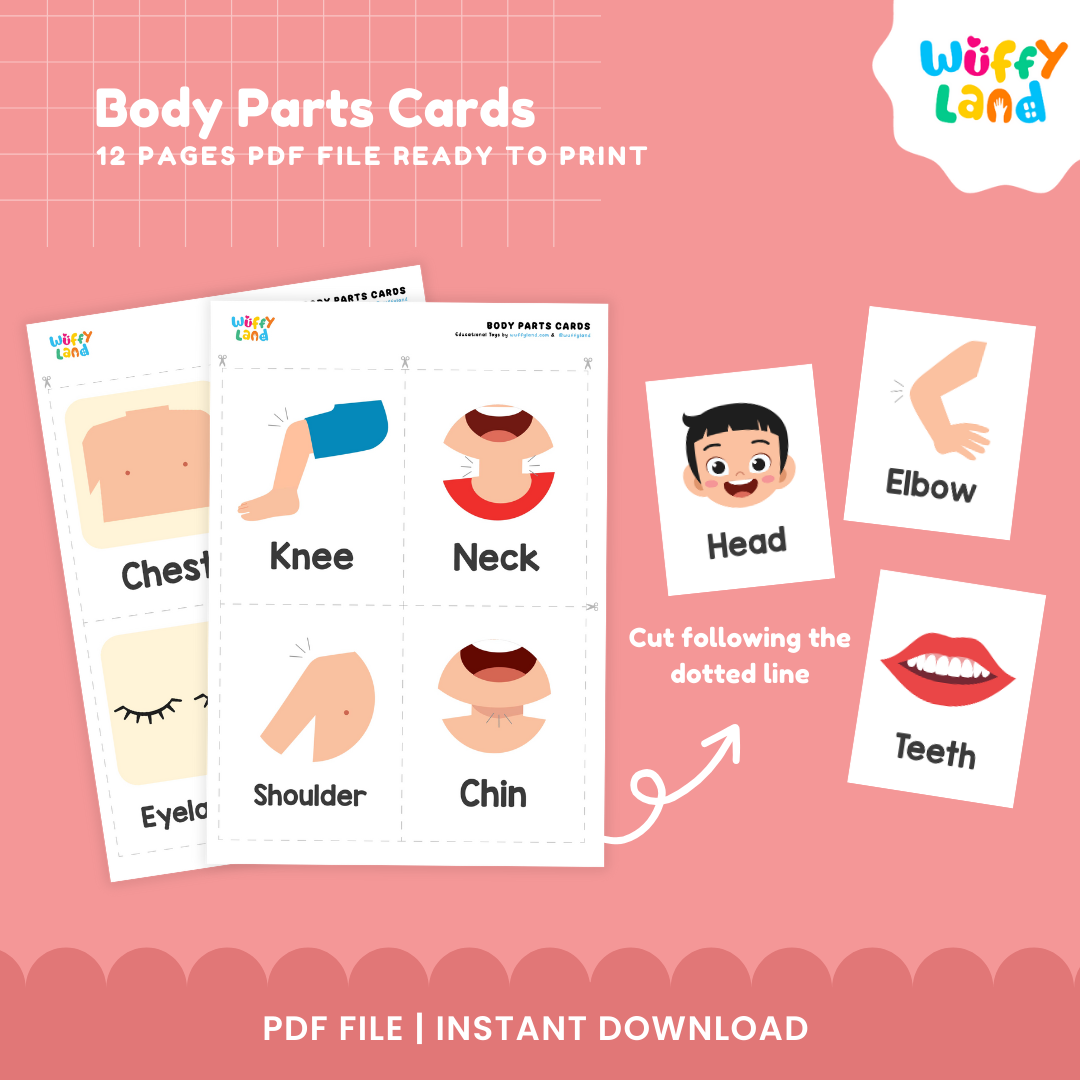 Body Parts Cards – wuffyplayandlearn
