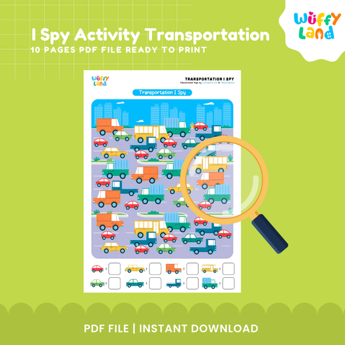 I Spy Activity Transportation – wuffyplayandlearn