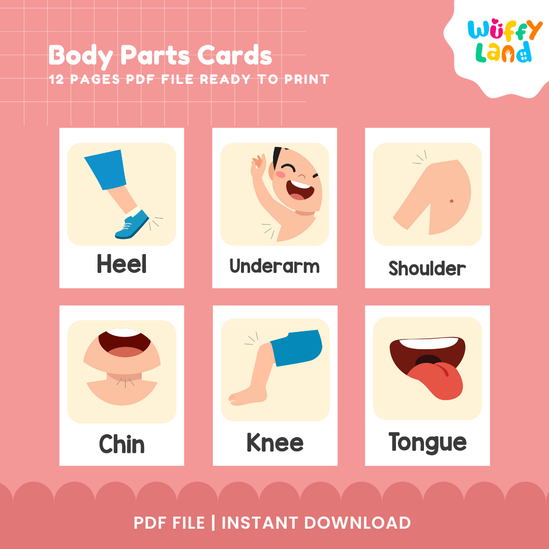 Body Parts Cards – wuffyplayandlearn