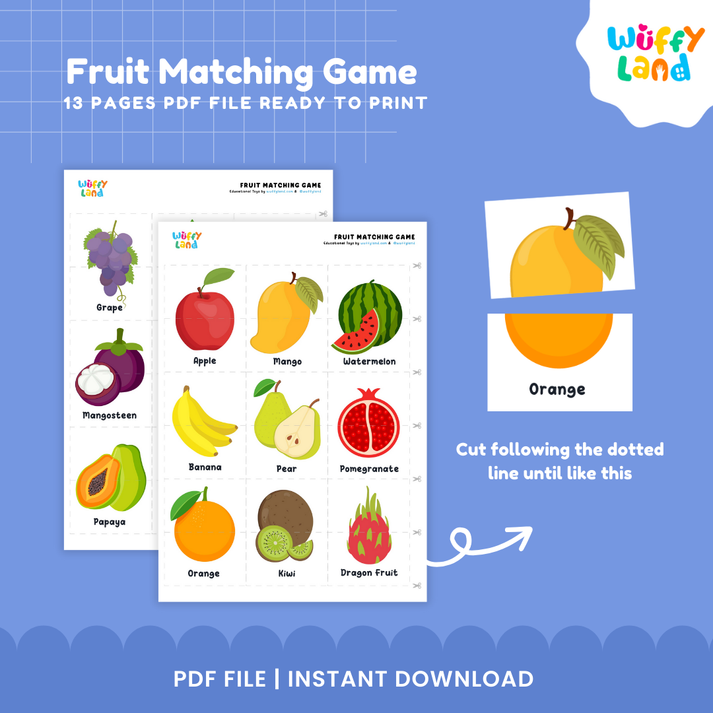 Fruit Matching Game – wuffyplayandlearn