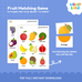 Fruit Matching Game – Printable Learning Cards for Kids – wuffyplayandlearn